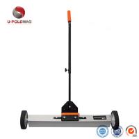 China 24 Inch Heavy Duty Roofing Industry Wheel Type Pick Up Tools Nails Screws Magnetic Floor Sweeper for sale