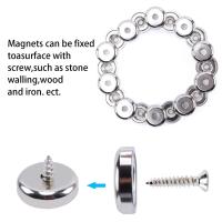 China Customized Super Strong NdFeB Pot Magnet with Permanent Countersunk Hole d1 5.5 mm for sale