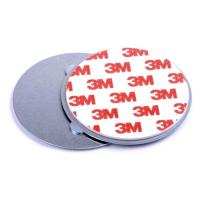 China Strong Neodymium Smoke Detector Magnet with Zinc Coating and 3M Adhesive for sale