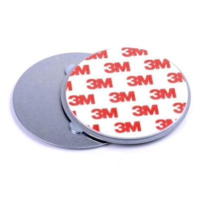 China Strong Neodymium Smoke Detector Magnet with Zinc Coating and 3M Adhesive for sale