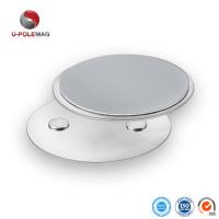 China Strong Neodymium Smoke Detector Magnet with Zinc Coating and 3M Adhesive for sale