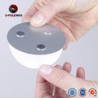China Strong Neodymium Smoke Detector Magnet with Zinc Coating and 3M Adhesive for sale