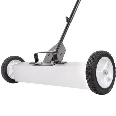 China Core Components Magnet Hand Push Small Metal Magnetic Floor Sweeper with Wheels for sale