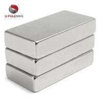 China 80C-220C Temperature Resistant N52 40x20x10 Neodymium Magnet with Nickel Coating for sale