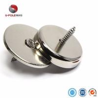 China Neodymium Magnet N52 Round Base with Countersunk Hole ±0.05MM Tolerance Strong Magnet for sale