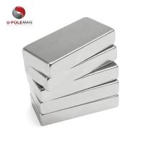 China 80C-220C Temperature Resistant N52 40x20x10 Neodymium Magnet with Nickel Coating for sale