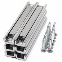 China Permanent Neodymium Channel Fastening Magnet with Countersunk Holes and Plastic Spacer for sale