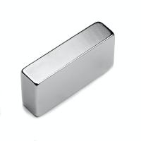China 40*20*10mm N52 Neodymium Block Magnet with Axial Magnetism Direction and ±1% Tolerance for sale
