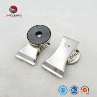 China 31mm / 38mm / 45mm Stainless Steel Clip/Clamp Refrigerator Magnets for Home or Office for sale