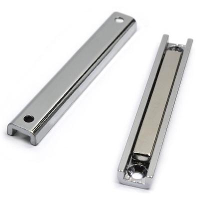China 45lbs Pull Force U Shape Neodymium Channel Magnet with 50 LB Holding Power for sale