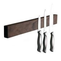 China ISO9001/ISO14001/CE/ROHS Approved Walnut/Rubberwood/Maple/Cherry Magnetic Knife Block for sale