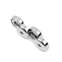 China Counterbore Hole NdFeB Pot Magnet D16MM /- 0 Tolerance Nickel-plated Ni-Cu-Ni Coating for sale