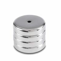 China Counterbore Hole NdFeB Pot Magnet D16MM /- 0 Tolerance Nickel-plated Ni-Cu-Ni Coating for sale