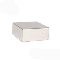 China High Magnetic Flux Sintered Neodymium Square Magnet Block in Customized Grade N35-N52 for sale