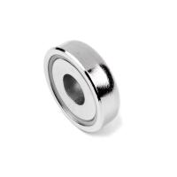 China Processing Service Countersinking 9mm N52 Neodymium Flat Pot Magnet with and Good for sale