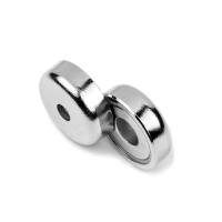 China Processing Service Countersinking 9mm N52 Neodymium Flat Pot Magnet with and Good for sale
