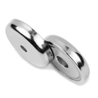 China D48MM Pot Magnet with Counterbore Hole Strength and Precision Tolerance for sale