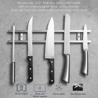 China 304 Stainless Steel Magnetic Knife Holder for Wall The Perfect Kitchen Accessory for sale