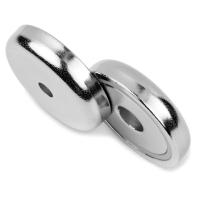 China 35 LB Pull Power Mounting Magnets featuring Counterbored Hole and Pot Diameter D 60 mm for sale