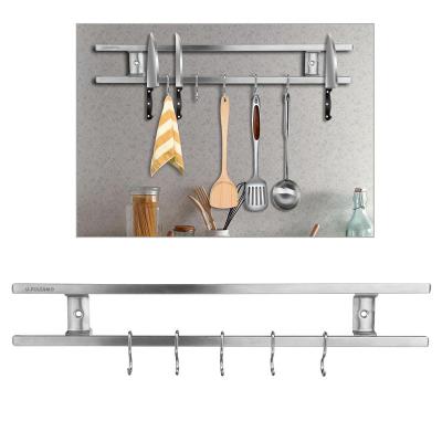 China Convenient Square Tube Magnetic Knife Holder with 304 Stainless Steel and NdFeB Magnet for sale