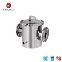 China Easy Cleaning and Heating Chocolate with Flange Type Magnetic Filters Made of SUS316L for sale