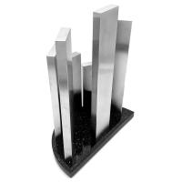 China Custom Kitchen Multi Function Stainless Steel Magnetic Knife Block/Bar/Strip/Holder for sale