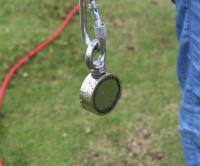 China Powerful Double-Sided Pull N52 Fishing Magnet with 1000lbs Pull Force and 75mm Diameter for sale