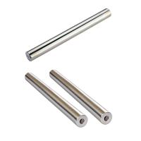 China Nickel Coating Stainless Neodymium Magnet Bar With Hole Main Materials NdFeB Rare Earth for sale