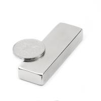 China Custom Super Strong Magnet N52 60x20x10mm Rectangular with Zinc Coating and NdFeB Grade for sale