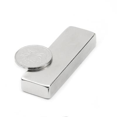 China Custom Super Strong Magnet N52 60x20x10mm Rectangular with Zinc Coating and NdFeB Grade for sale