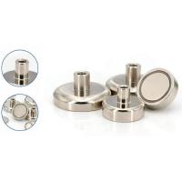 China Composite Material Round NdFeB Magnet Neodymium Pot Magnet D60mm with 160kg Force for sale