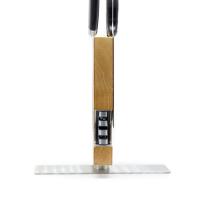 China Oak Magnetic Knife Holder Set with Magnetic Holder and Knife Sharpener Sustainable Design for sale