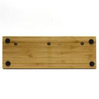 China ISO9001 2000 System Natural Bamboo Wood Magnetic Knife Block Holder Customized Design for sale