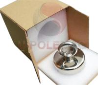 China 300KG Pull Force Cup Shape Double Face Fishing Magnet Holder for Dependable Retrieval for sale