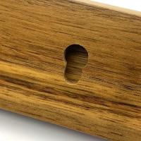 China 16 Inch Sustainable Acacia Wood Magnetic Knife Block/Holder with Neodymium Magnet for sale