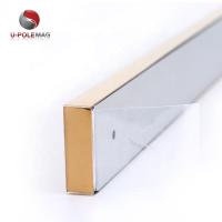 China Outdoor Room Space Release Golden Color Titanium Magnetic Knife Bar 400x45x15mm Size for sale