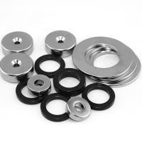 China Gold Coated Neodymium Radial Magnetized Big Ring Magnet for in Industrial Applications for sale