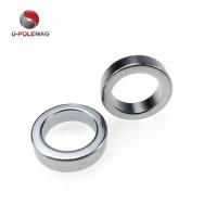 China Gold Coated Neodymium Radial Magnetized Big Ring Magnet for in Industrial Applications for sale