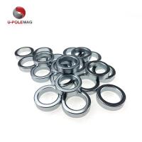 China Gold Coated Neodymium Radial Magnetized Big Ring Magnet for in Industrial Applications for sale