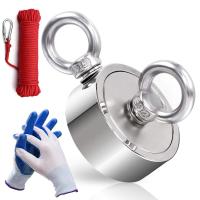 China Super Strong Neodymium Magnet Fishing Kit with 2000 LBS Pull Force and Precise Tolerance for sale