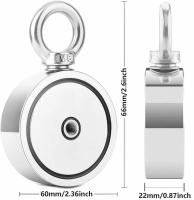 China Super Strong Neodymium Magnet Fishing Kit with 2000 LBS Pull Force and Precise Tolerance for sale