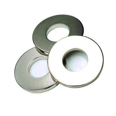 China N52 Strong Neodymium Ring Magnet with Customized Coating Options from Golden for sale