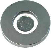 China N52 Strong Neodymium Ring Magnet with Customized Coating Options from Golden for sale