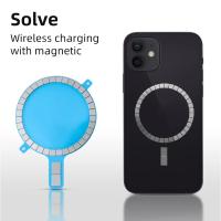 China Grade N35-N52 Magnetic Ring Snap Adapter for Phone Case Strong Magnet Wireless Charging for sale