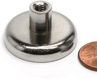 China Industrial Magnet Neodymium Internal Threaded Cup Pot with Customized Pulling Force for sale