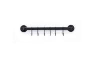 China Grill Outdoor Household Fridge Magnetic BBQ Tool Rack with Neodymium Magnet 6 Hooks and Steel Material for sale
