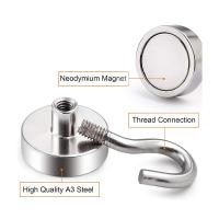 China Sample Lead Time 10-20 Days D27x7mm Strong Magnetic Hooks for Home Office and Garage for sale