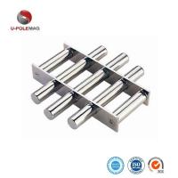 China OEM ODM 12000 Gauss Magnetic Separator Bar with Permanent Magnet and Nickel Coating for sale