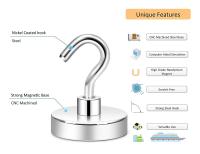 China Industrial Heavy Duty Magnetic Hooks 100 lb Capacity for Hanging Permanent Pot Shape for sale