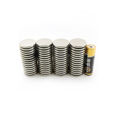 China 5G Router Thin Disc Magnet with Permanent Nickel Plating and ±5% Tolerance for sale